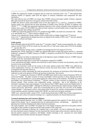 Comparative dosimetry of forward and inverse treatment planning for ...