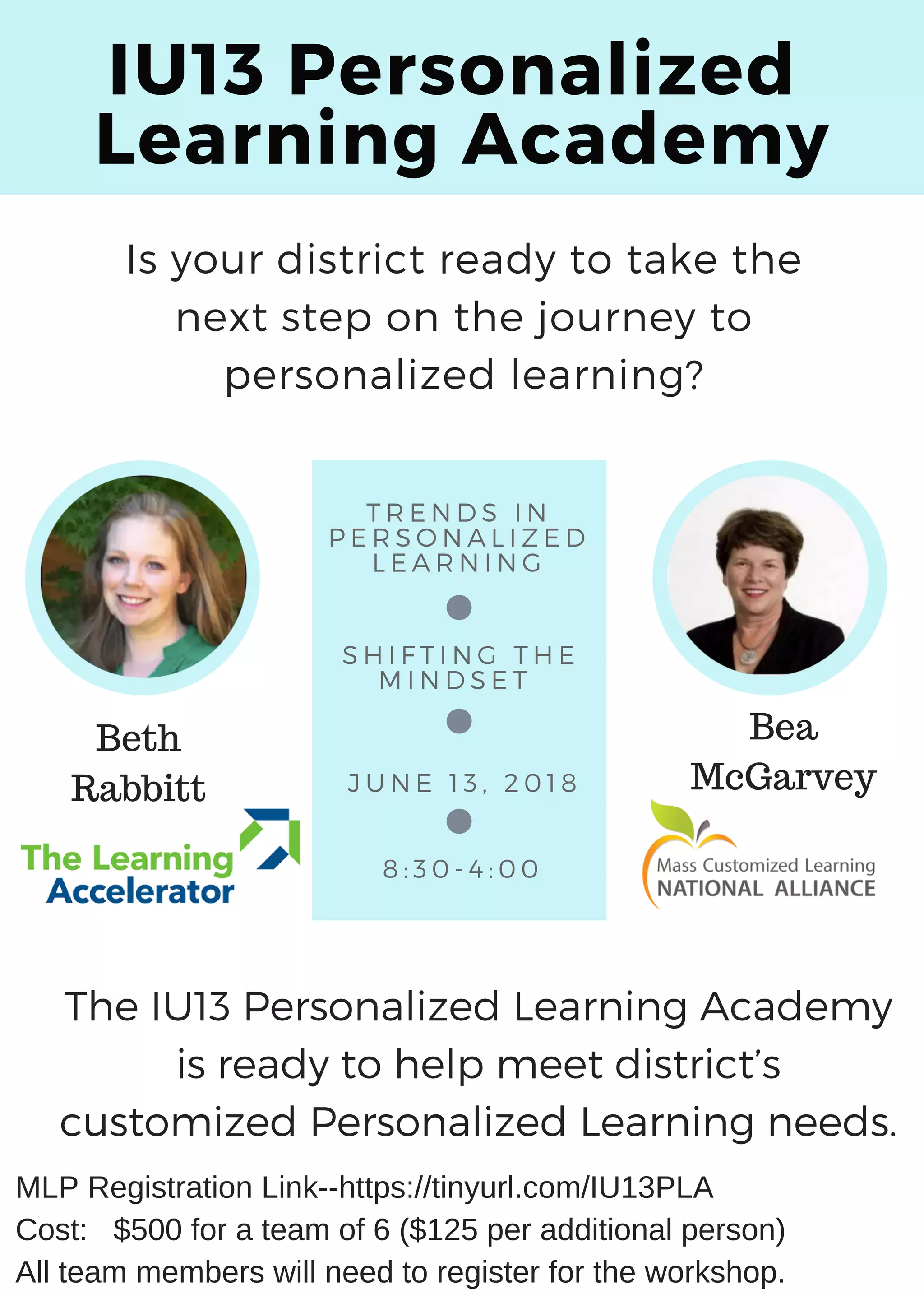 IU13 Personalized Learning Academy Kick-Off | PDF