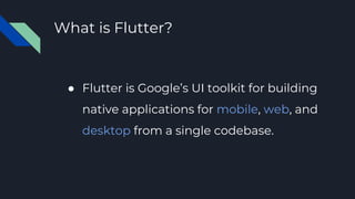 A flight with Flutter | PPT