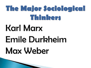 introduction to sociology | PPTX