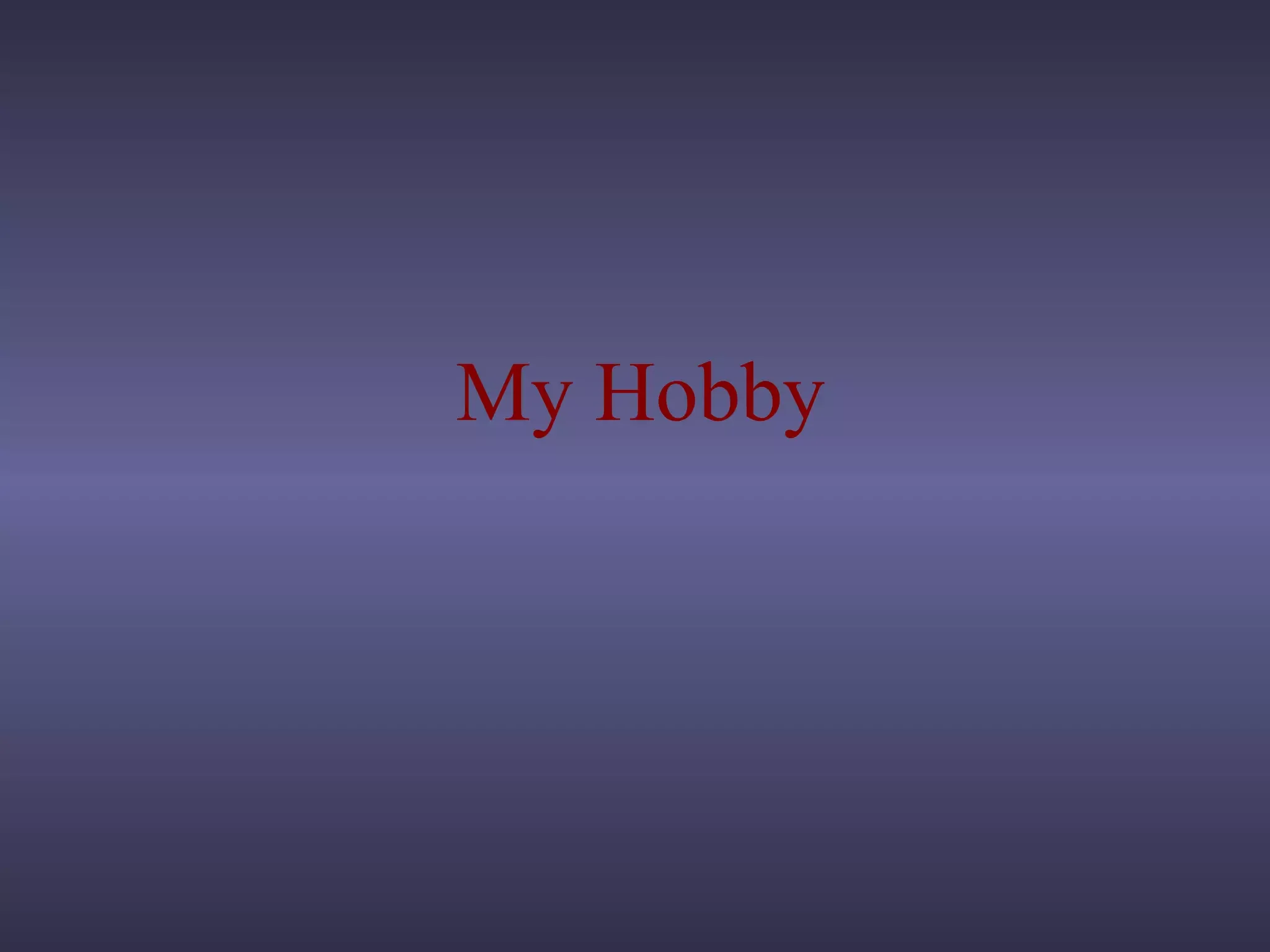 Hobby | PPT