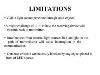 LIFI | PPT | Computer Networking | Computing