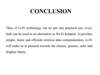 LIFI | PPT | Computer Networking | Computing