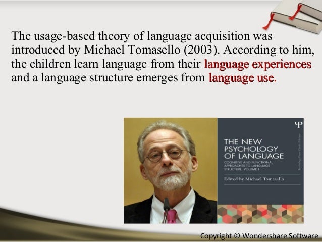 old and new theories of first language acquisition