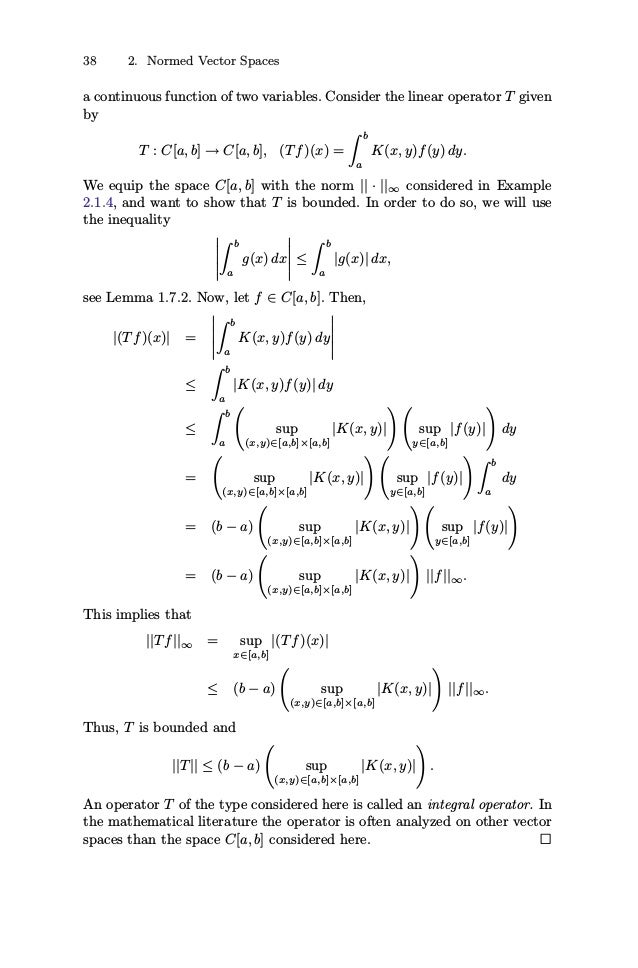 Vector Space With Norm Calculus In Vector Spaces Without Norm (Lecture