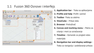 OKSF 1.1 Uvod u Autodesk Fusion 360 | PPT