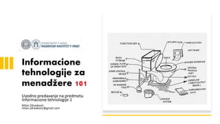IT1 1.1 Opis i metodologija kursa | PPTX
