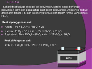 Penyetaraan reaksi redoks dan Elektrokimia | PPTX