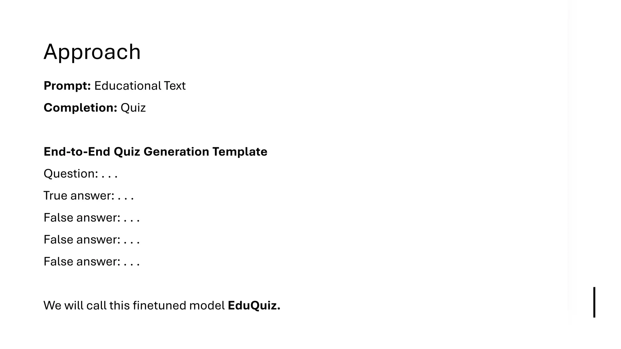 Reading Comprehension Quiz Generation using Generative Pre-trained ...