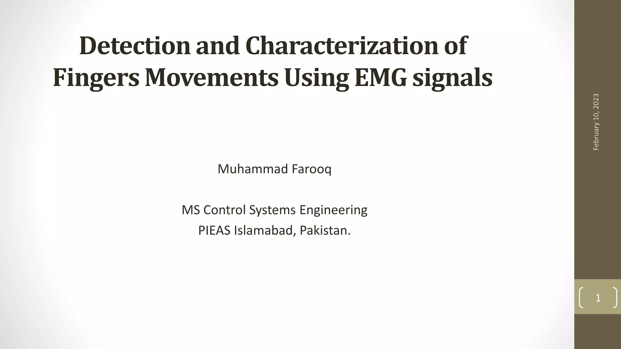 Prosthetic hand control by EMG Signals.pptx