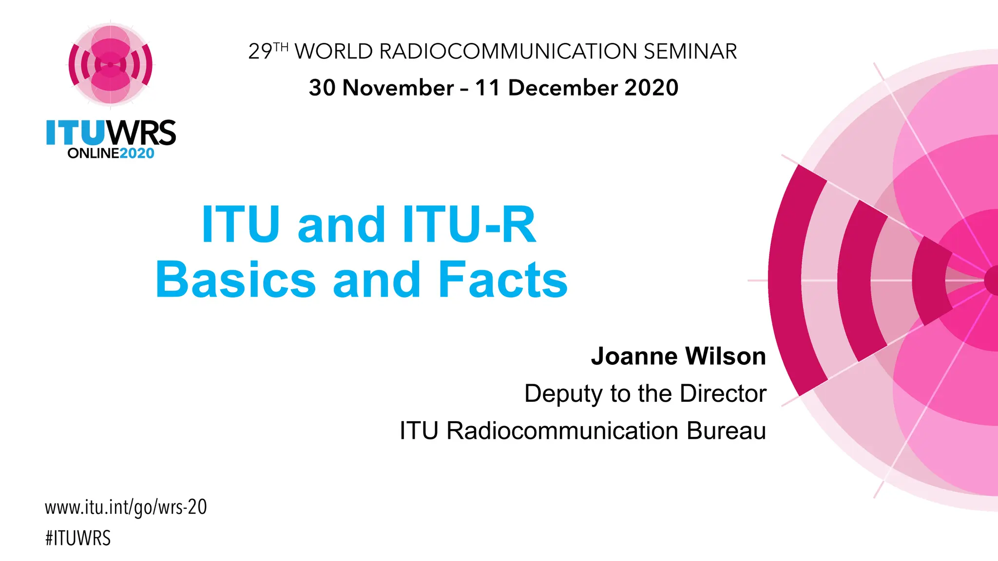 ITU Basics and Facts - ITU WRS J Wilson 2020 | PDF