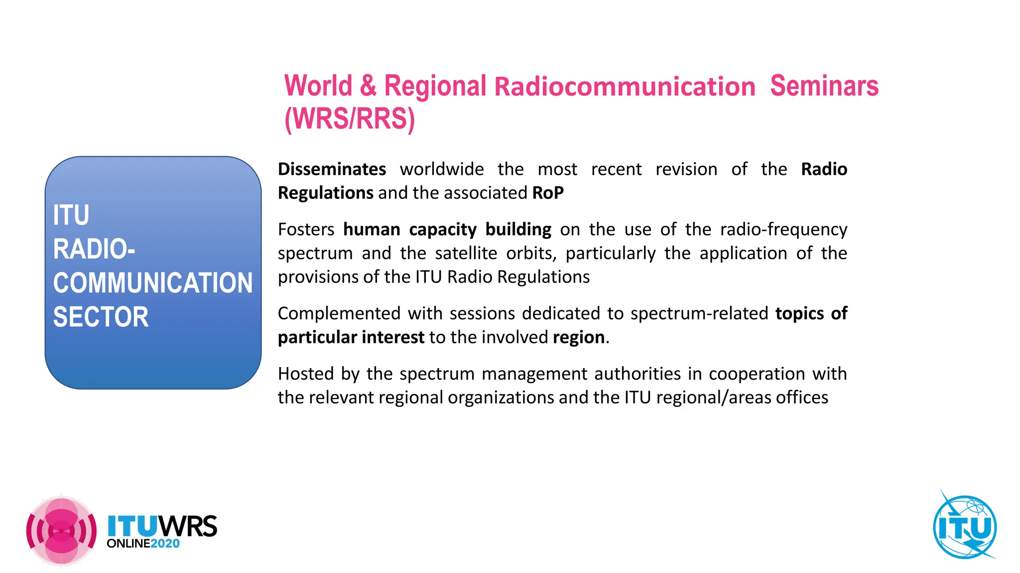 ITU Basics and Facts - ITU WRS J Wilson 2020 | PDF