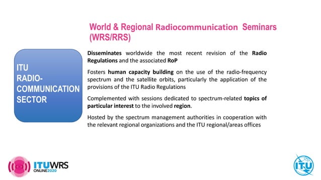 ITU Basics and Facts - ITU WRS J Wilson 2020 | PPT