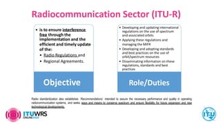 ITU Basics and Facts - ITU WRS J Wilson 2020 | PDF