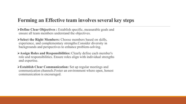 Types of Teams and how to create effectiveness in the Team.pptx