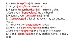 grammar correct sentences where wrong sentences are given and you can ...