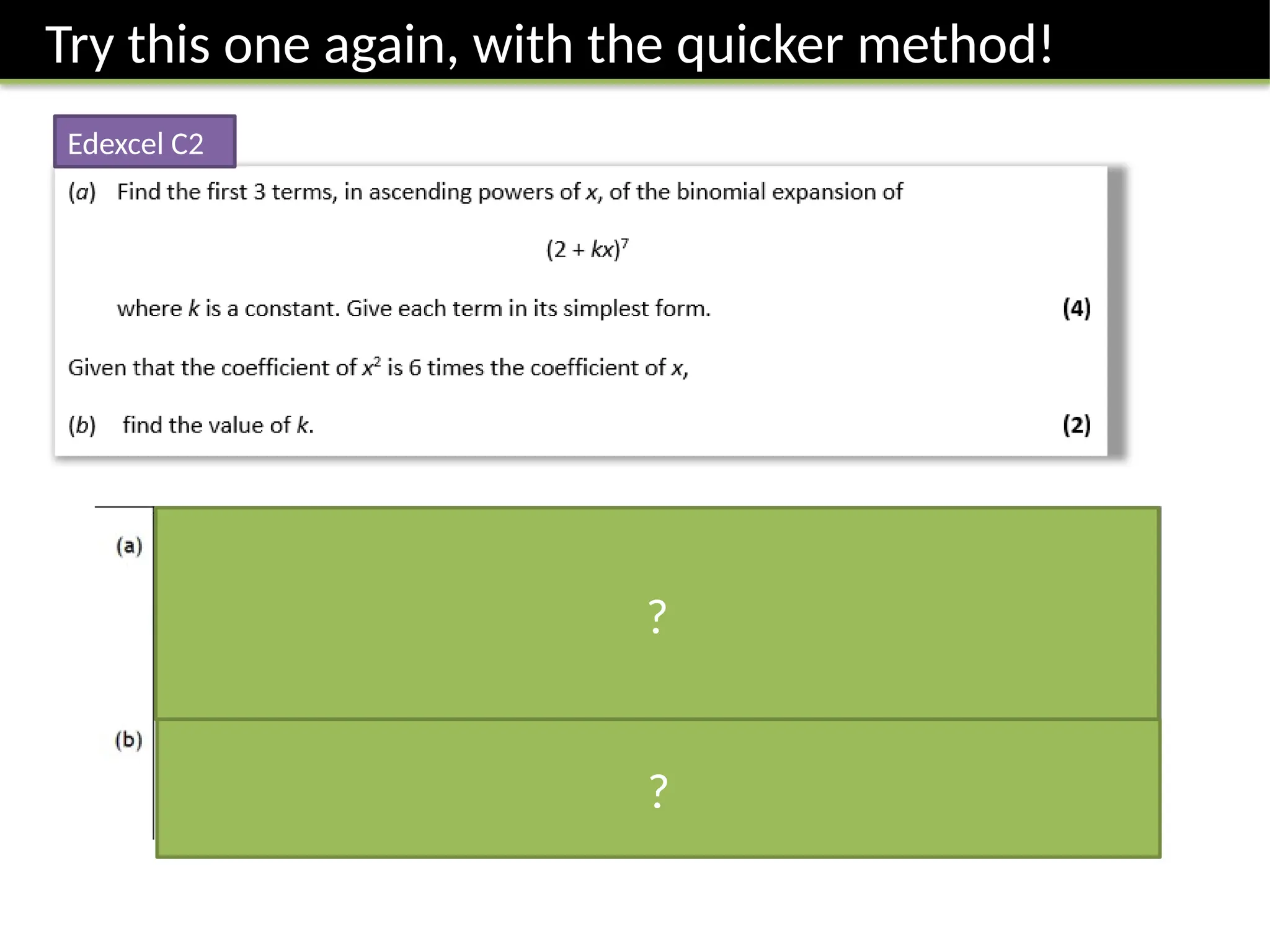 P1.04 - Binomial Expansion.pptx; binomial expansion for IAL Maths | PPTX