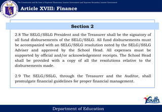 Constitution and by Laws of the Supreme Secondary Learner government | PPTX