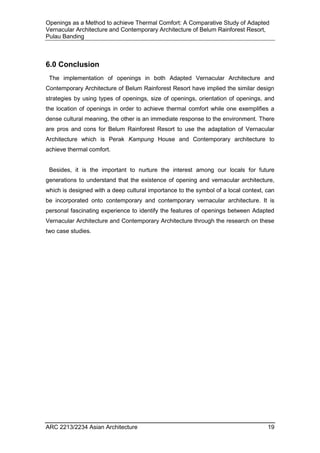 ASIAN ARCHITECTURE [ARC 2234]- Project 1: Case Study Paper: Openings as ...