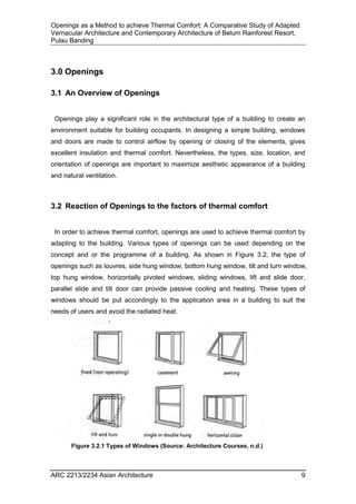 ASIAN ARCHITECTURE [ARC 2234]- Project 1: Case Study Paper: Openings as ...