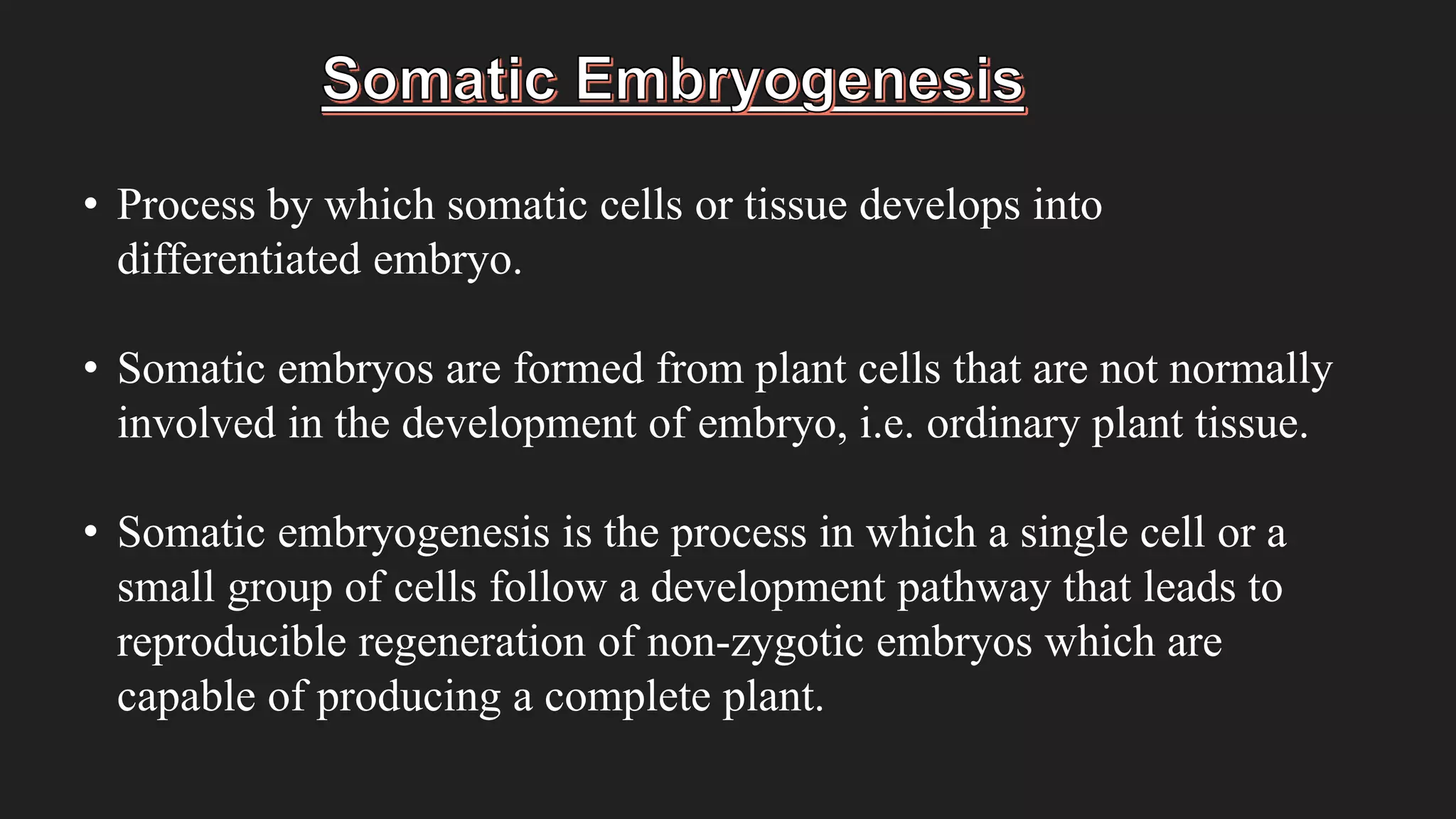 Embryogenesis l Somatic Embryogenesis l Plant Tissue Culture l # ...