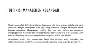 Konsep Dasar Manajemen Keuangan - Lukman Nulhakim | PPT