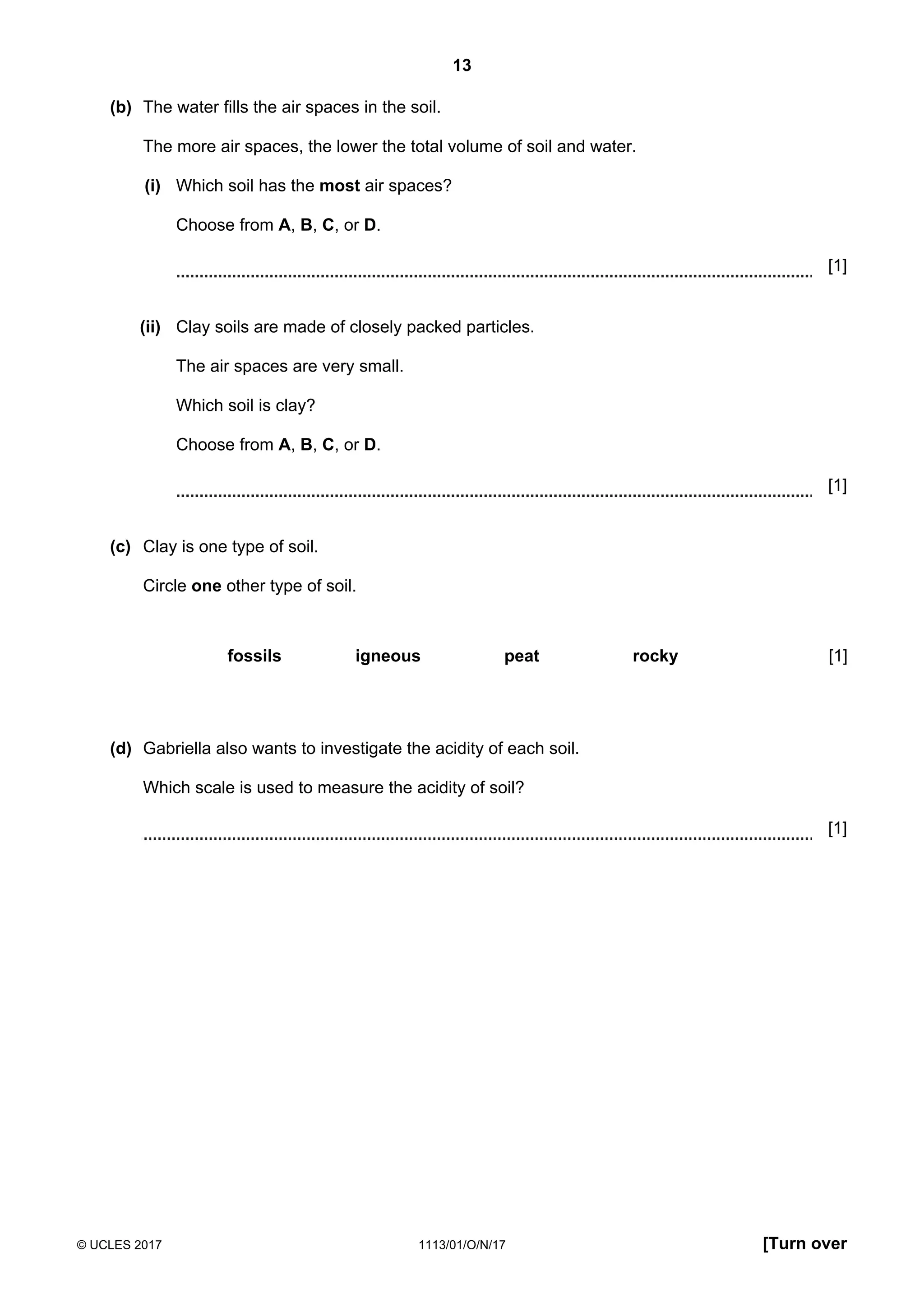 Checkpoint Lower Secondary Past Papers-P1 October-2017-science | PDF