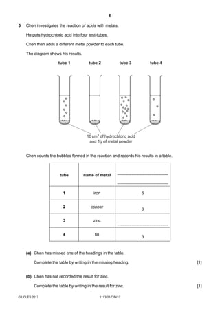 Checkpoint Lower Secondary Past Papers-P1 October-2017-science | PDF