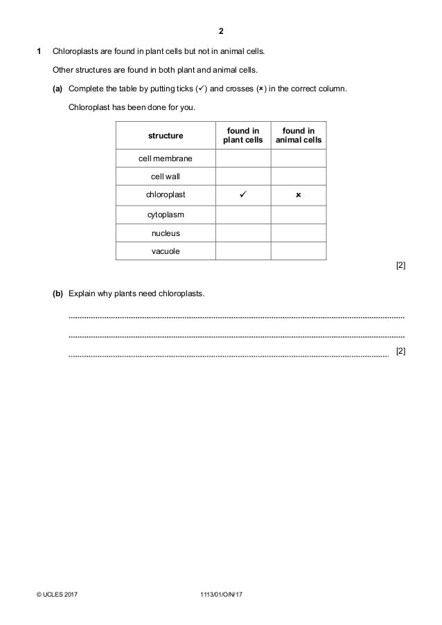 Checkpoint Lower Secondary Past Papers-P1 October-2017-science