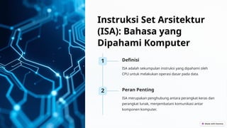 Konsep Dasar Perangkat Komputer Arsitektur | PPTX