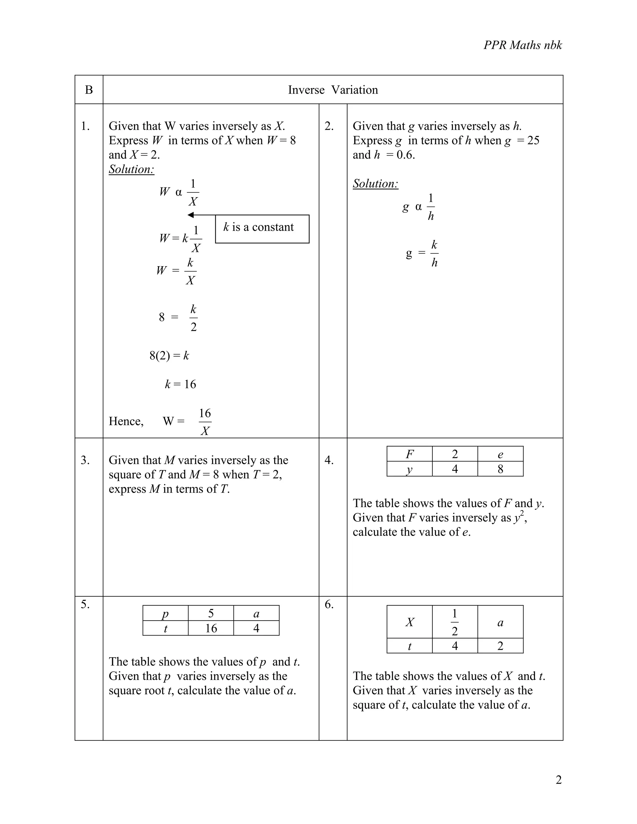 P1 Variation Modul | PDF