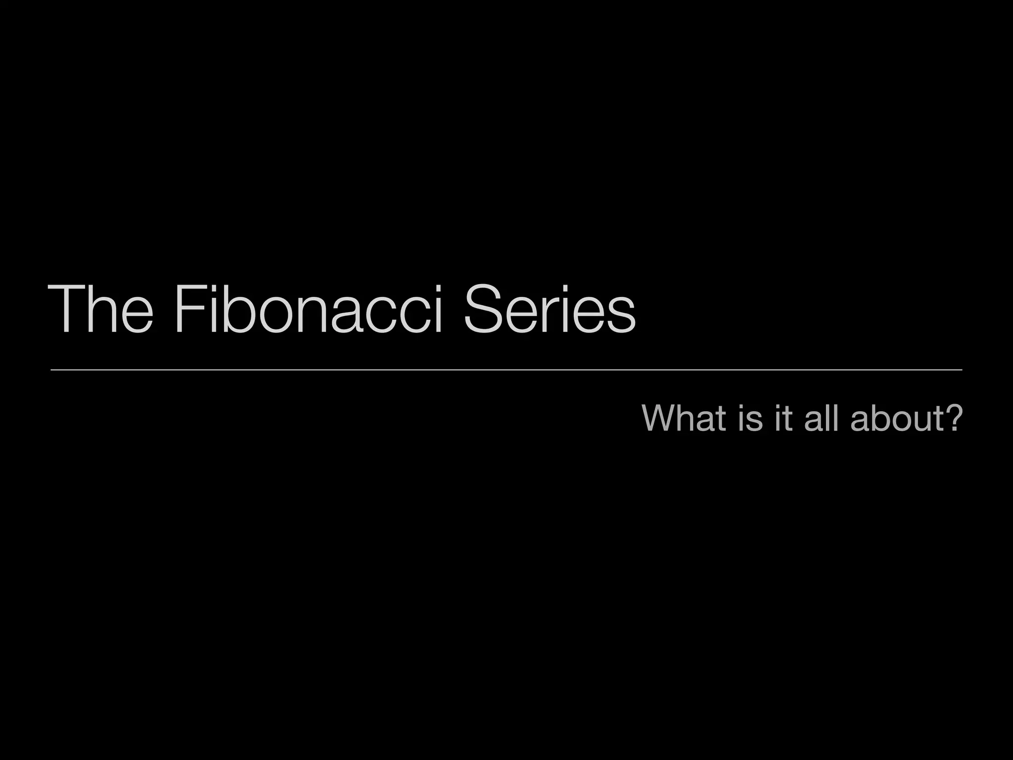 Understanding the Fibonacci Series - Visual Literacy & Graphic Design | PDF
