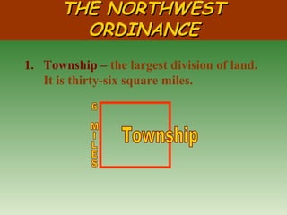 The Northwest Ordinance of 1787 | PPT
