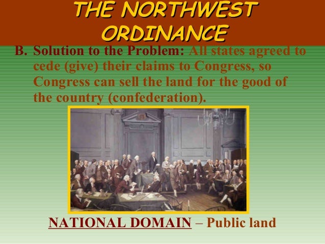 The Northwest Ordinance of 1787
