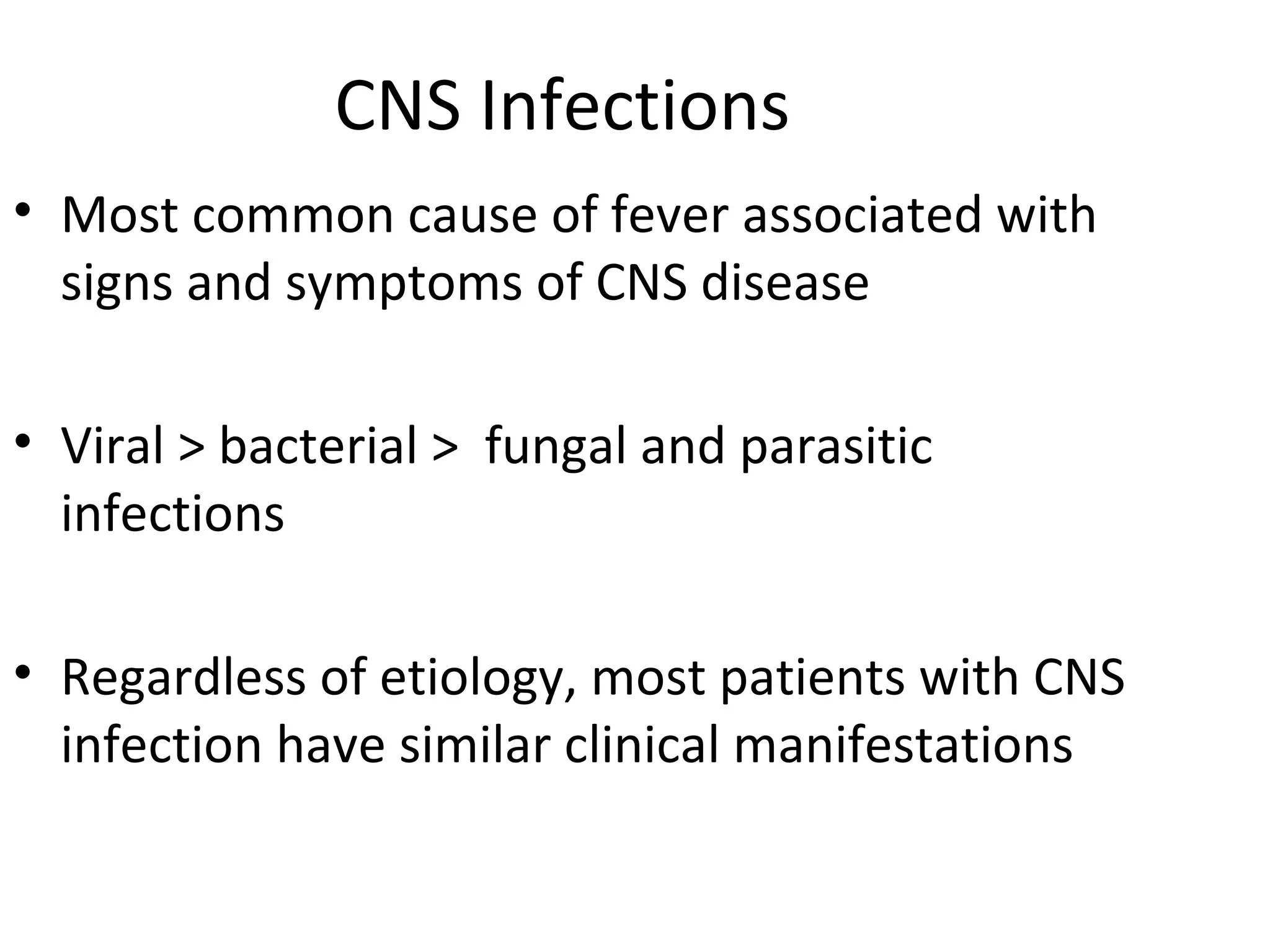 CNS infections | PPT