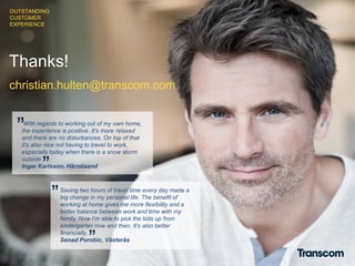 Transcom presentation on home agents, Kontaktadagen | PPT