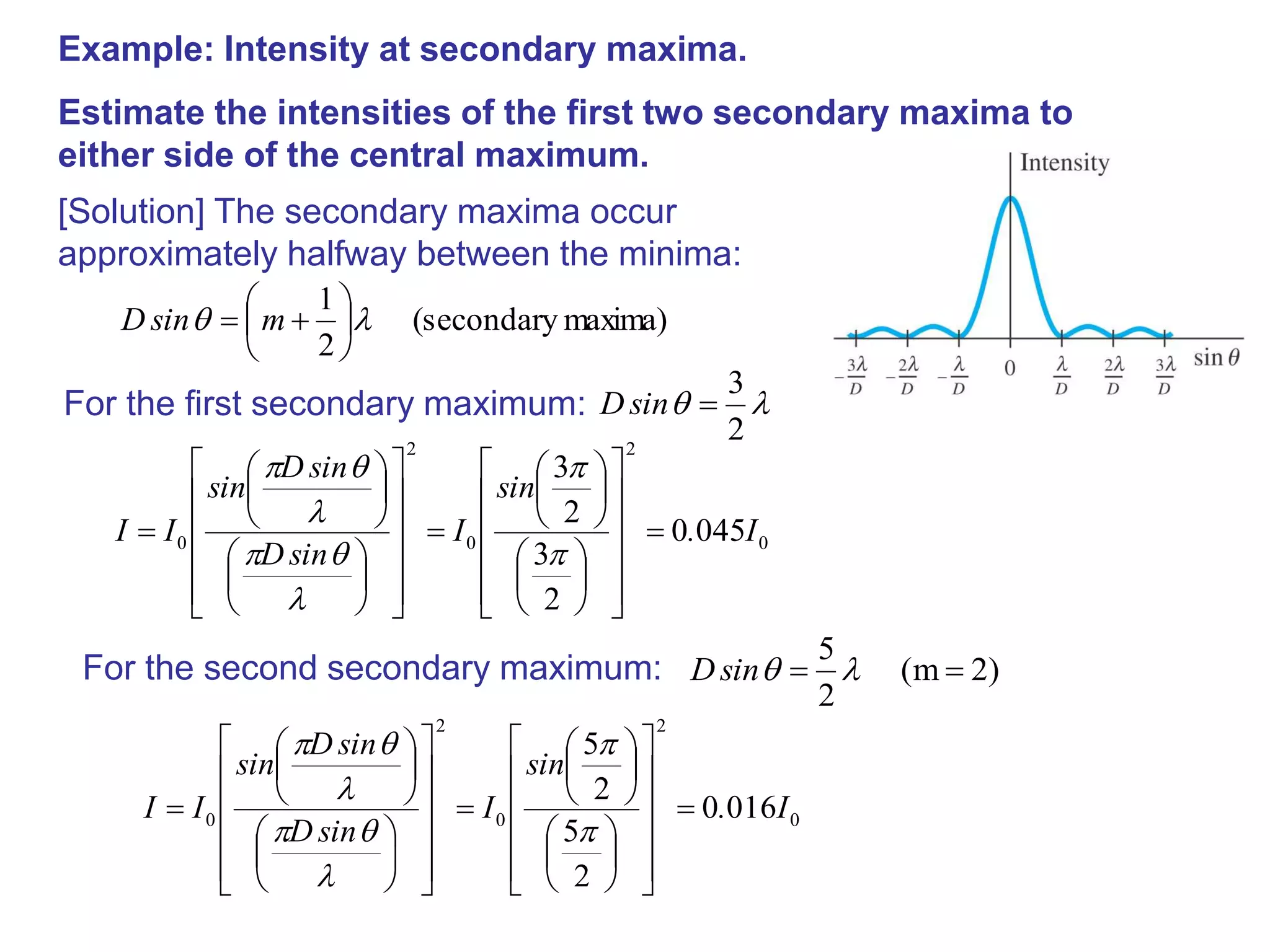 DIFFRACTION OF LIGHT | PPTX
