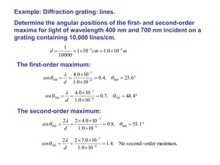 DIFFRACTION OF LIGHT | PPTX