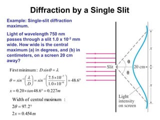 DIFFRACTION OF LIGHT | PPTX