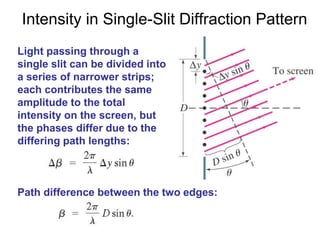DIFFRACTION OF LIGHT | PPTX