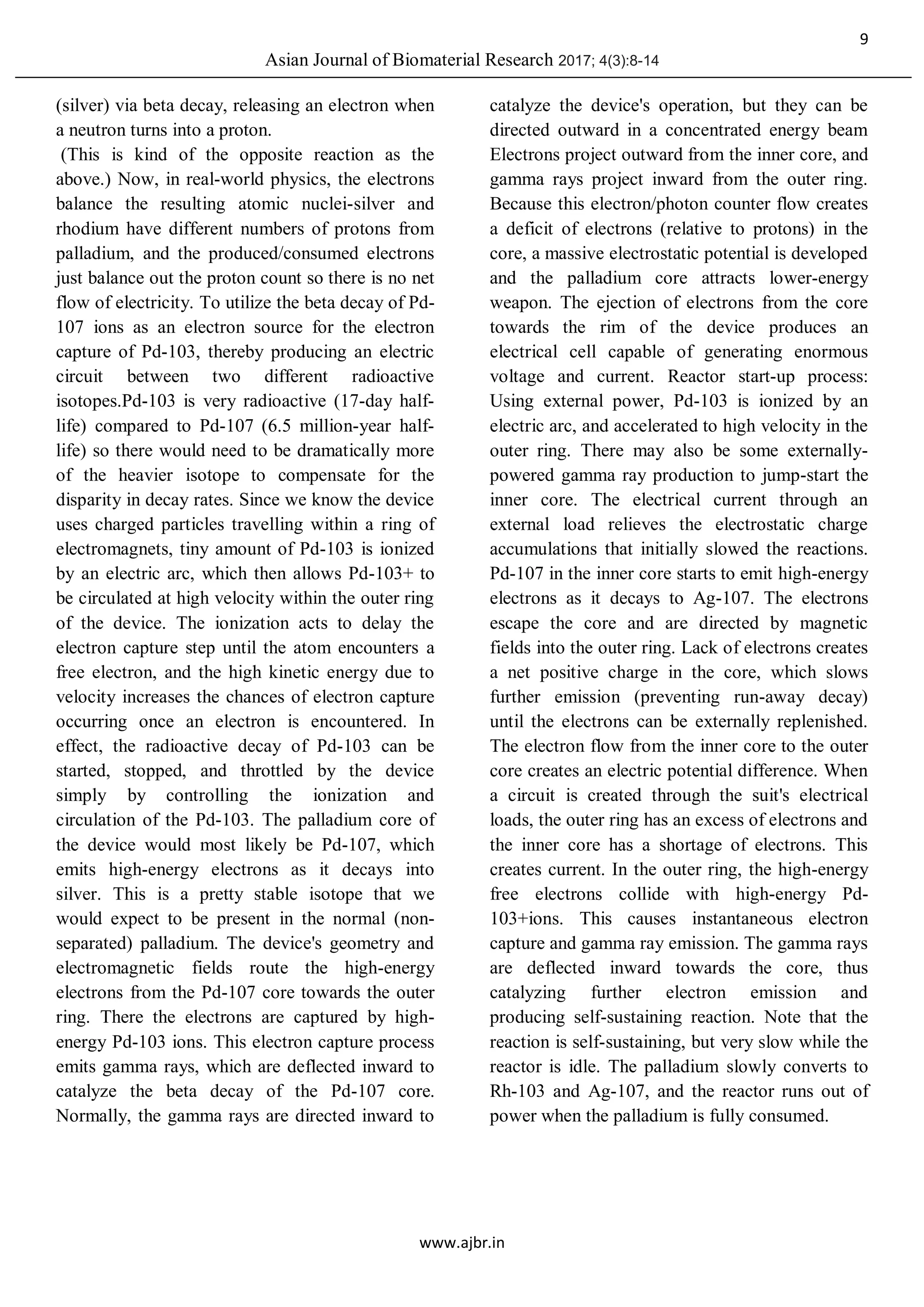 Arc reactor Technology | PDF
