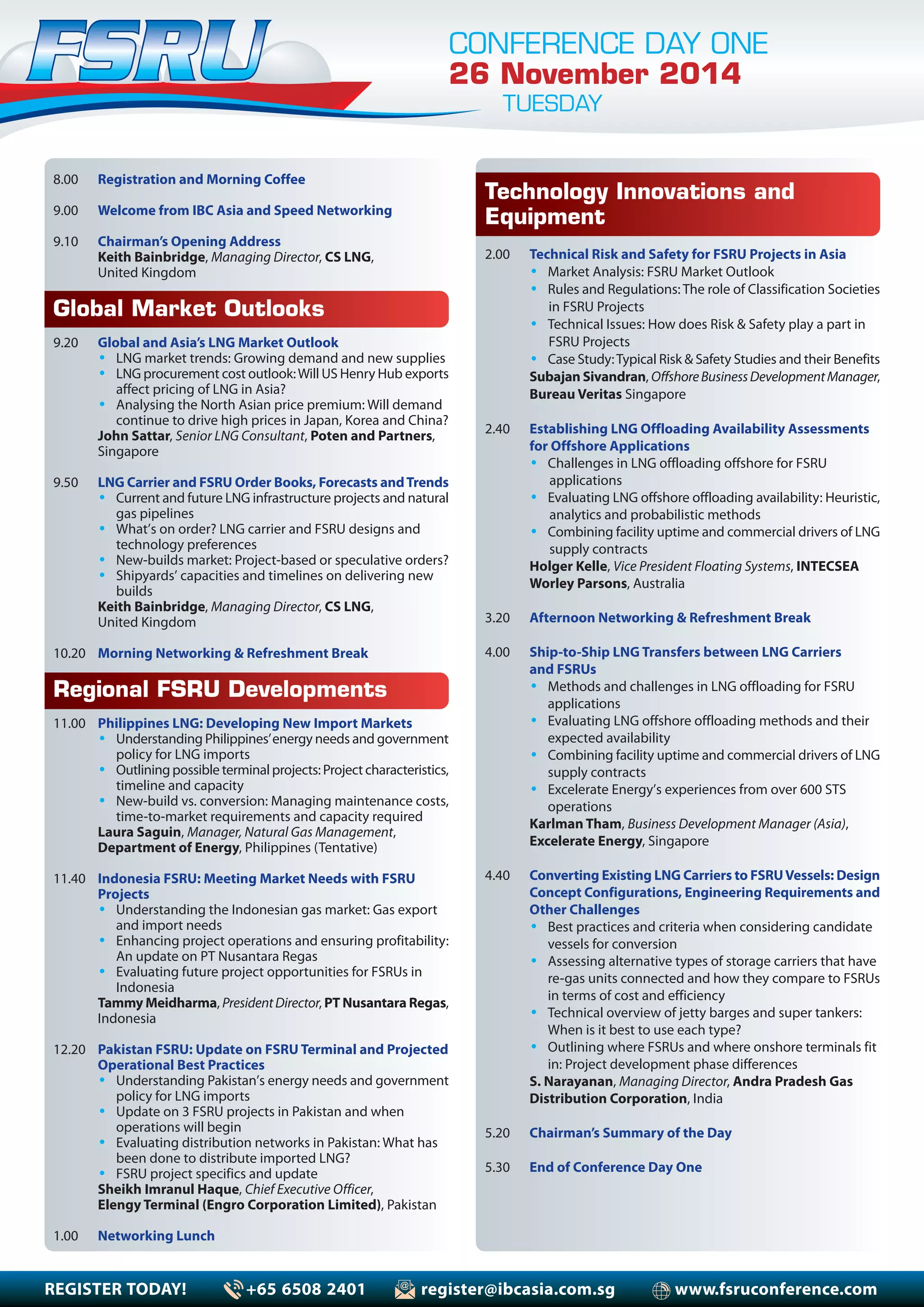 3rd Annual FSRU Conference 2014 | PDF