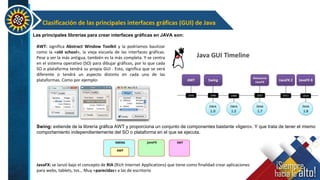 JAVA Interfaz gráfica (GUI) | PPTX
