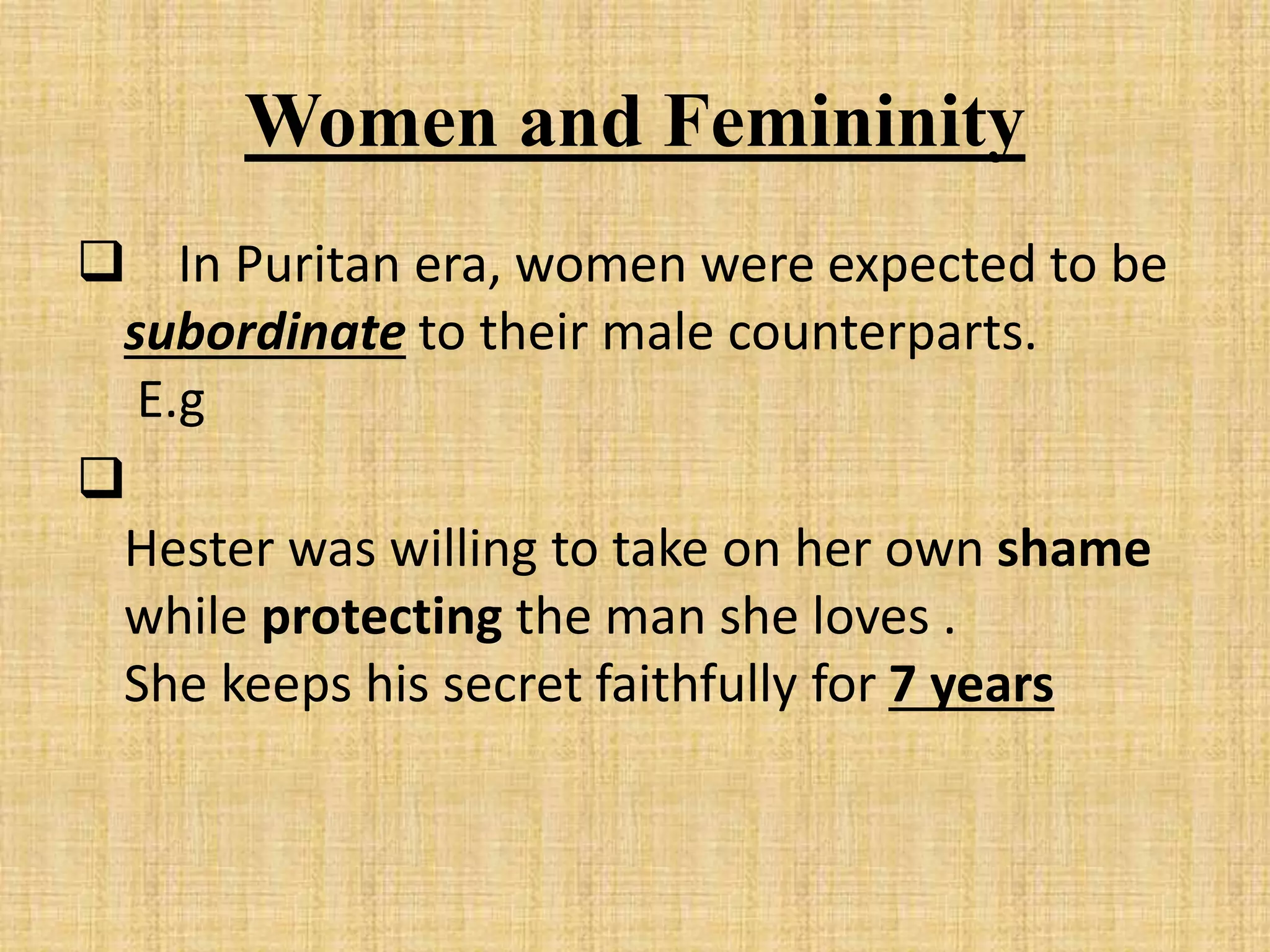 Themes and symbol in The Scarlet Letter | PPT