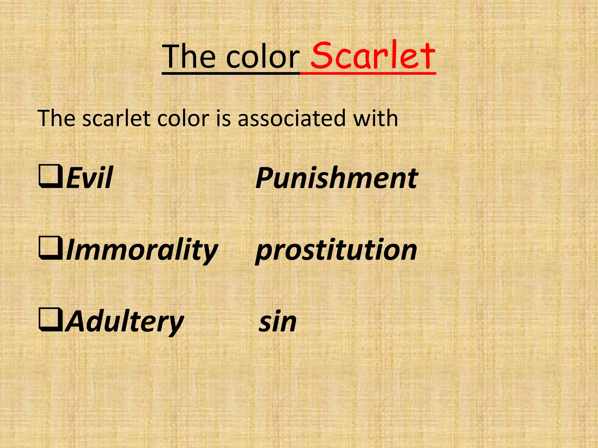 Themes and symbol in The Scarlet Letter | PPTX