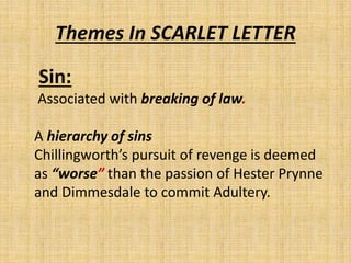 Themes and symbol in The Scarlet Letter | PPTX