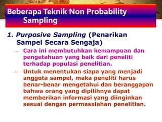 P10 menentukan populasi dan sampel | PDF