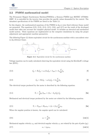 Sensorless speed and position estimation of a PMSM (Master´s Thesis) | PDF