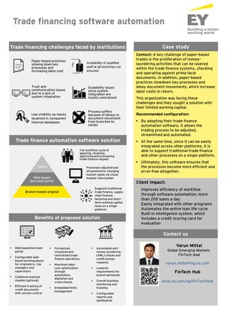 Trade Financing Software Automation | PDF