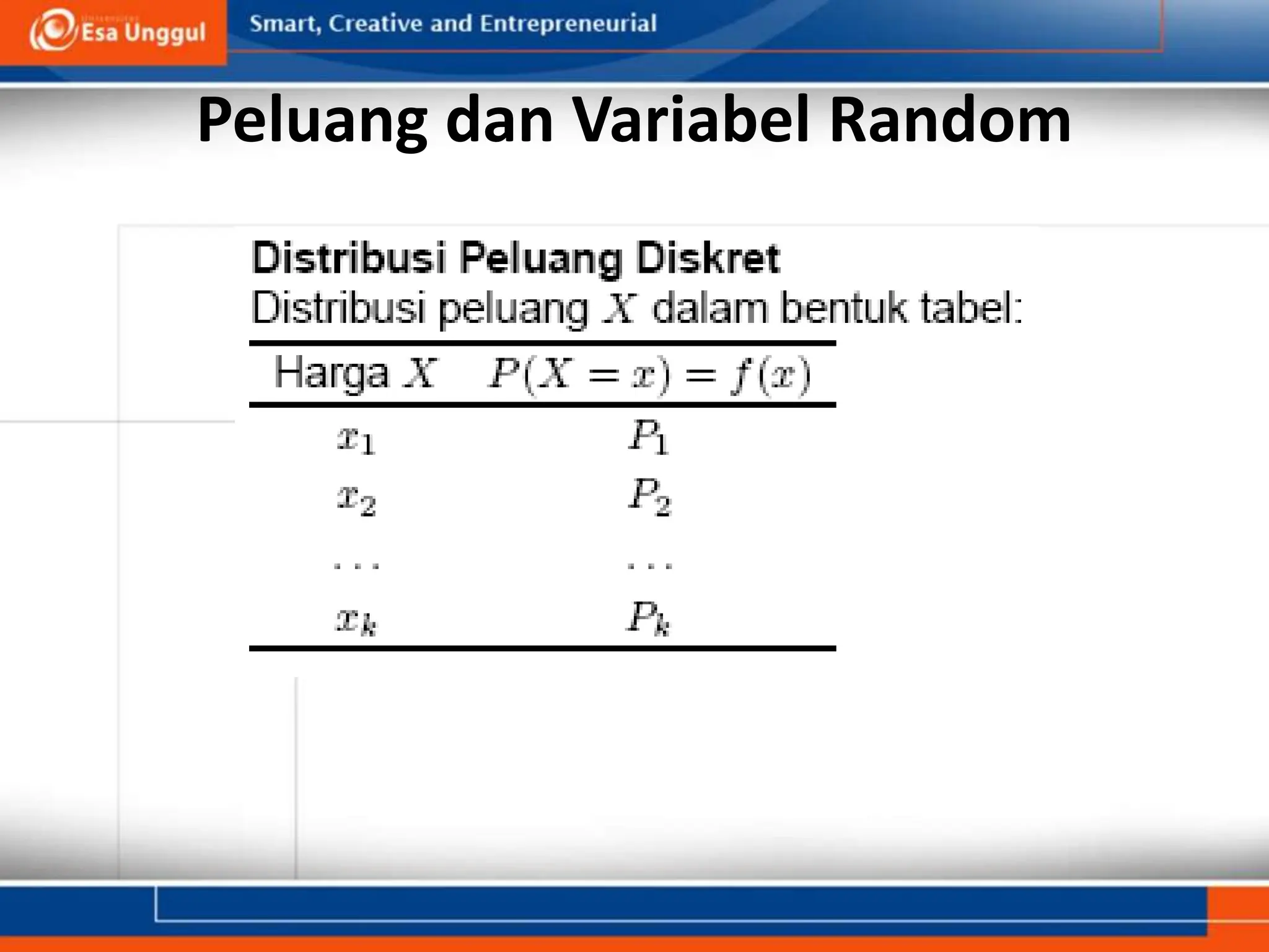 Random variabel Variabel diskrit dan kontinu.ppt